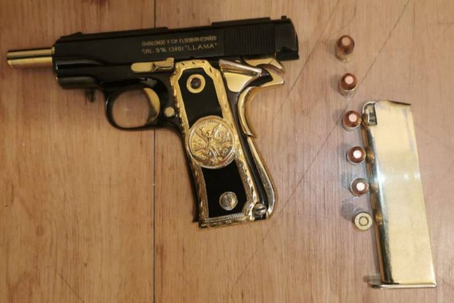 Olvidan pistola bañada en oro en tienda Liverpool de Guadalajara - K911 ...