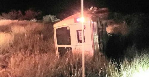 Un lesionado deja otra volcadura en la Autopista Premier en Allende ...